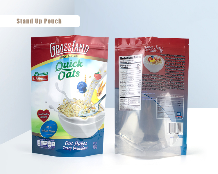 Custom Powder Packaging Custom Stand Up Pouch With Zipper Bags - Mylar ...