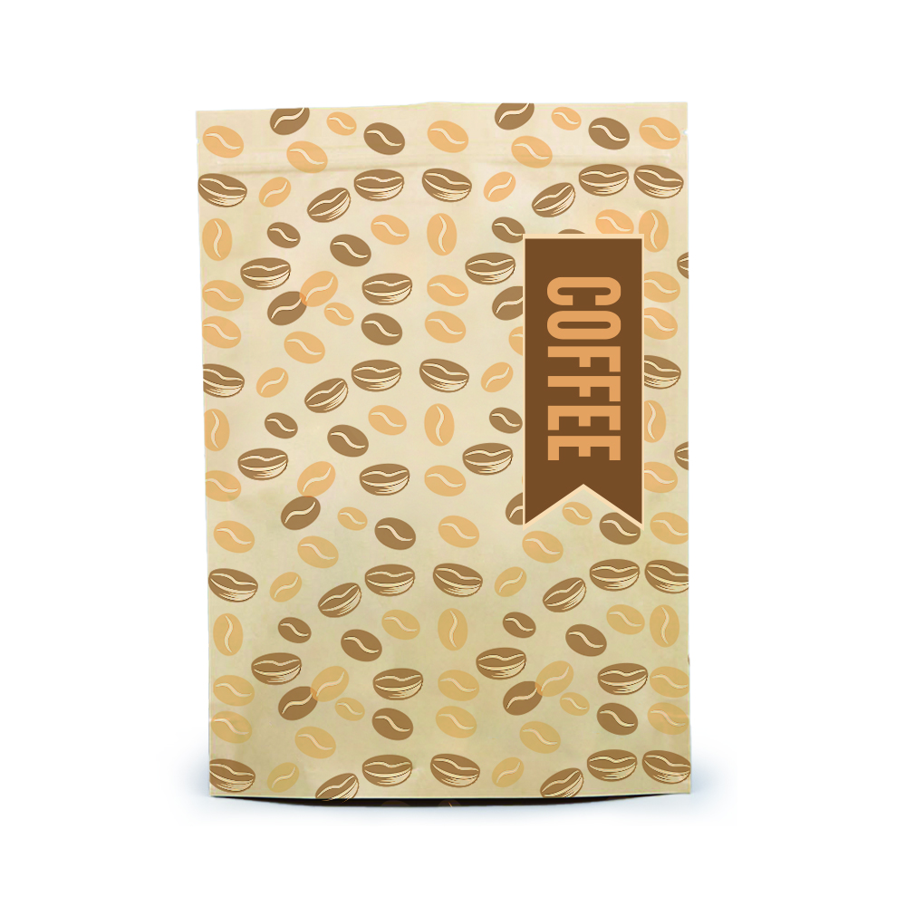 Gusset Side Pouch Kraft Paper Bag Stand up Packaging Bags - Mylar Bags ...