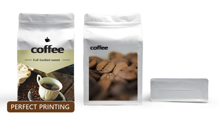 Customized Printing Coffee bean Packaging Bags With Valves - Mylar Bags ...