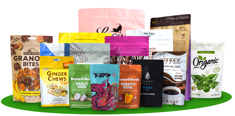 Custom Food bags - Mylar Bags, Food Bag, Coffee Bag, Zipper Bag, Kraft ...